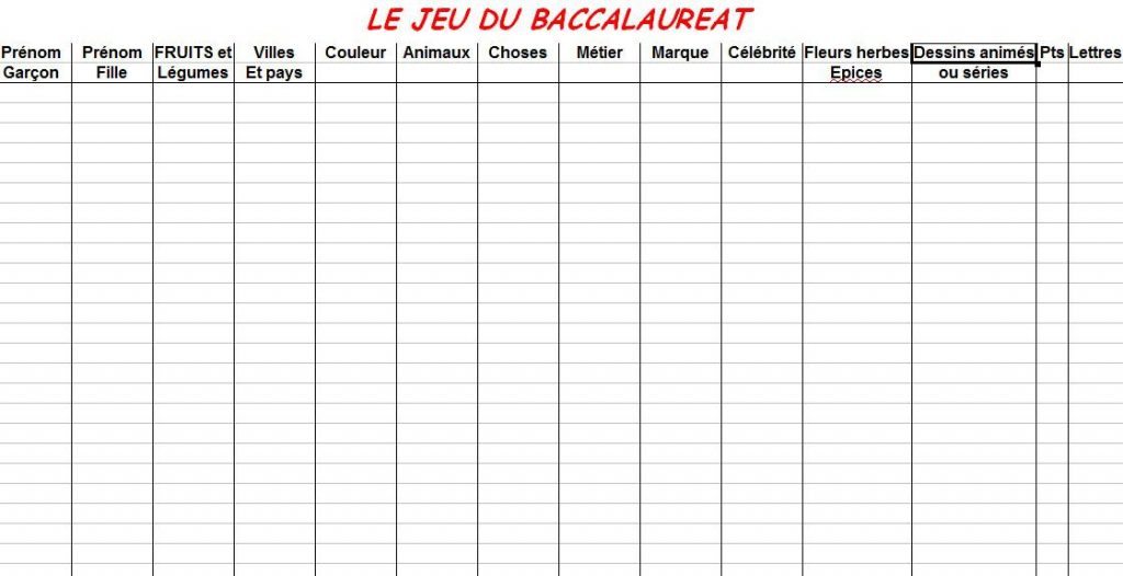 baccalauréat