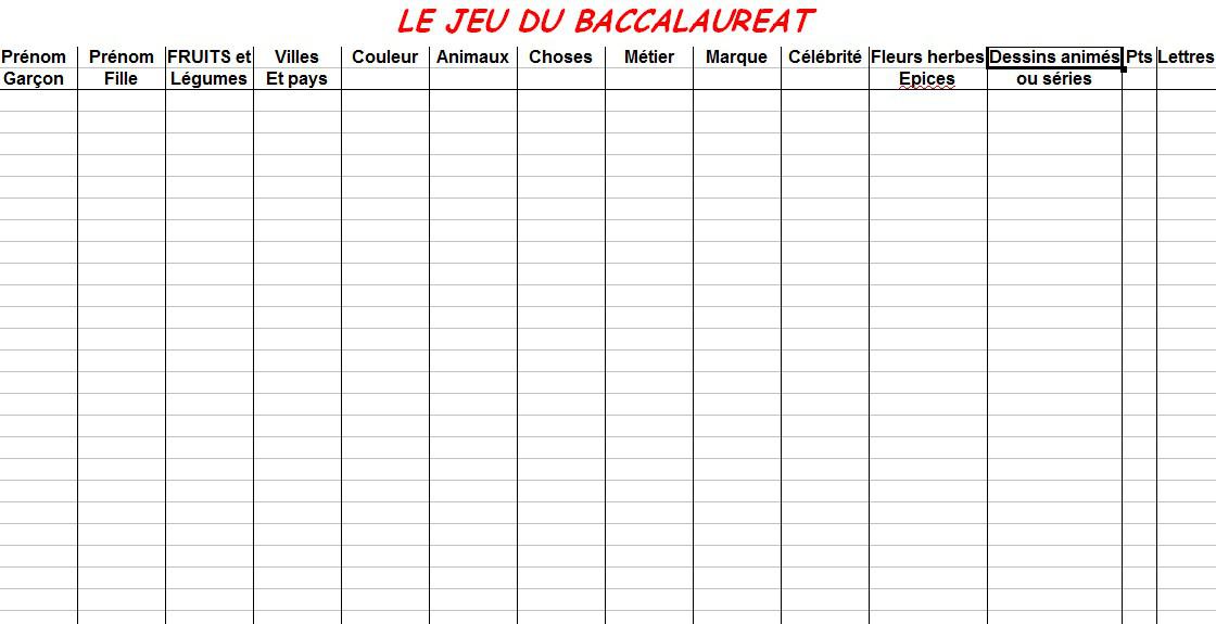 baccalauréat